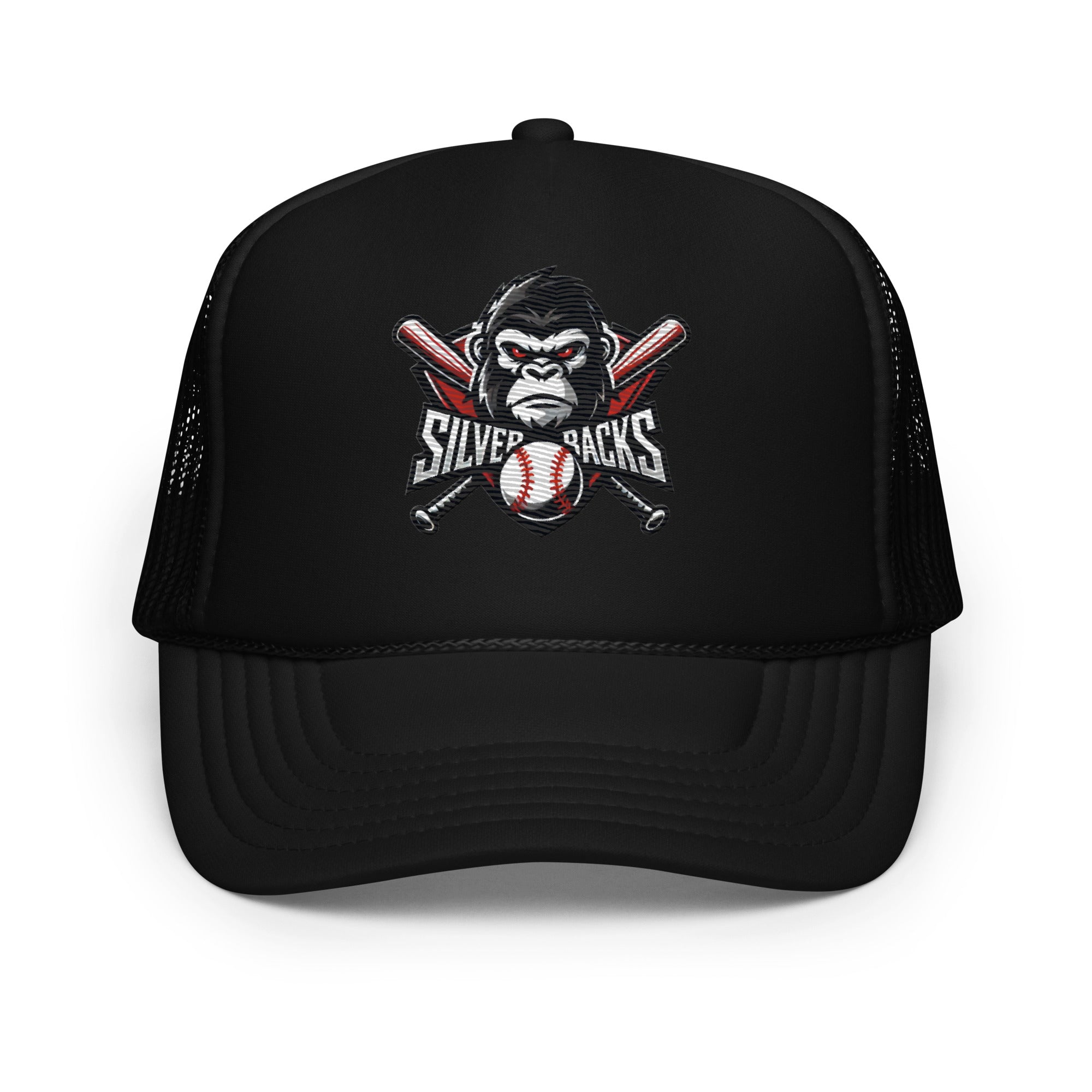 Silverbacks Baseball Foam trucker hat – Bat Club USA